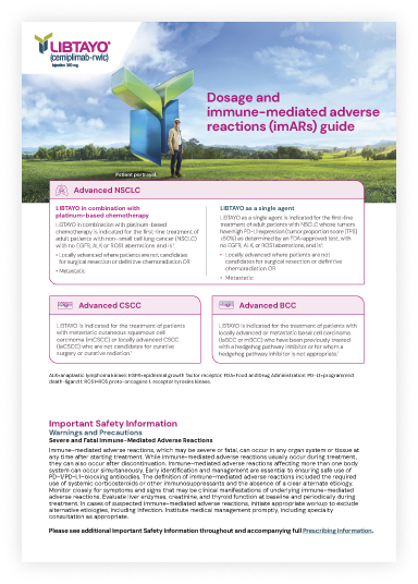 Resources for HCPs & Patients | LIBTAYO® (cemiplimab-rwlc)